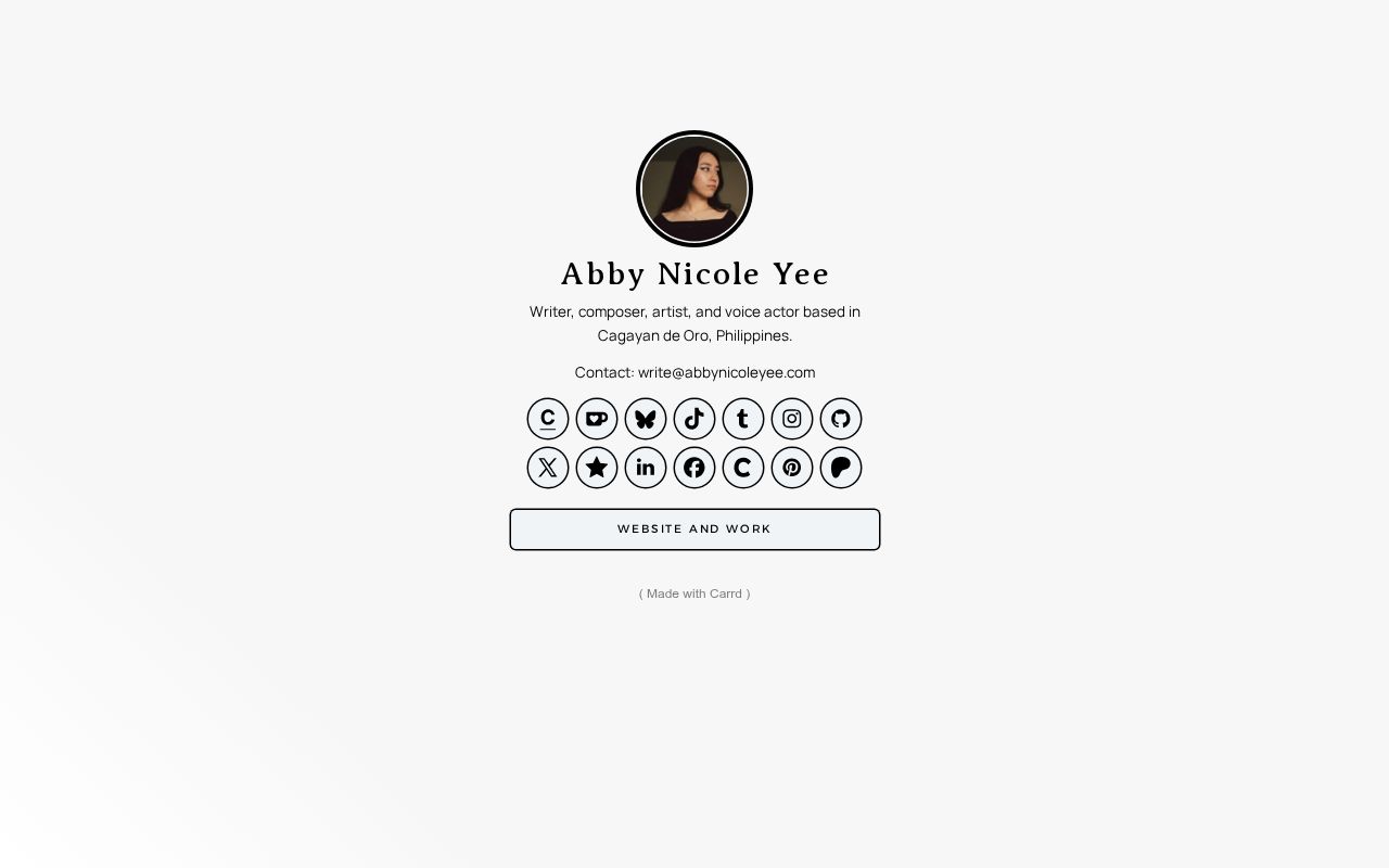 Abby Nicole Yee’s Portal